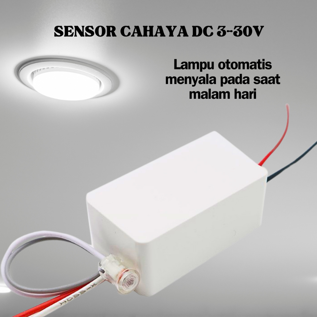 Jual Saklar Lampu Sensor Cahaya AC 220V DC 3-30V Otomatis Light Sensor ...