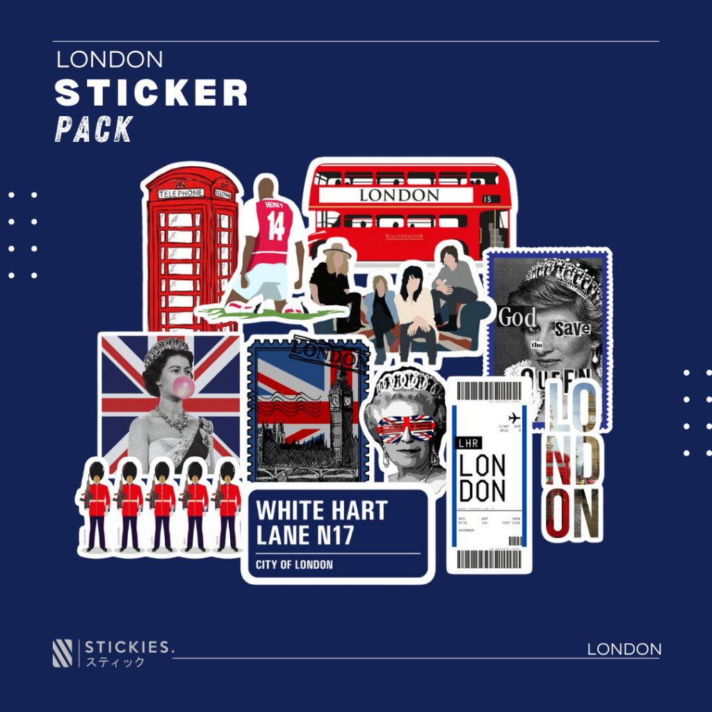 Jual Stiker/Sticker Pack "London" | High Quality | Vinyl | Murah ...