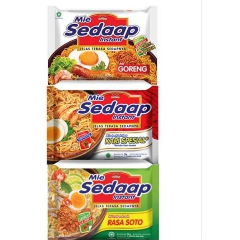 Jual MIE SEDAAP ANEKA VARIAN RASA (1 PCS) | Shopee Indonesia
