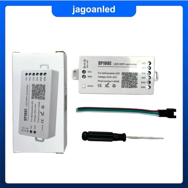 Jual SP108E Wifi Smart Controller LED Untuk WS2811 WS2812B WS2815 LED ...