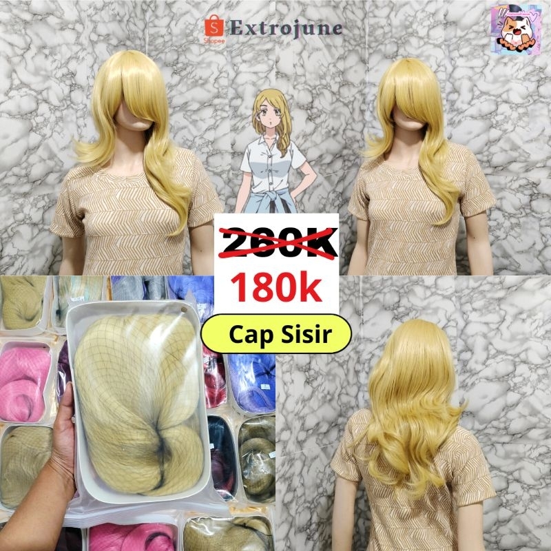 Jual [READY] WIG EMMA SANO TOKYO REVENGERS CAP SISIR NEW WITH FAKE ...