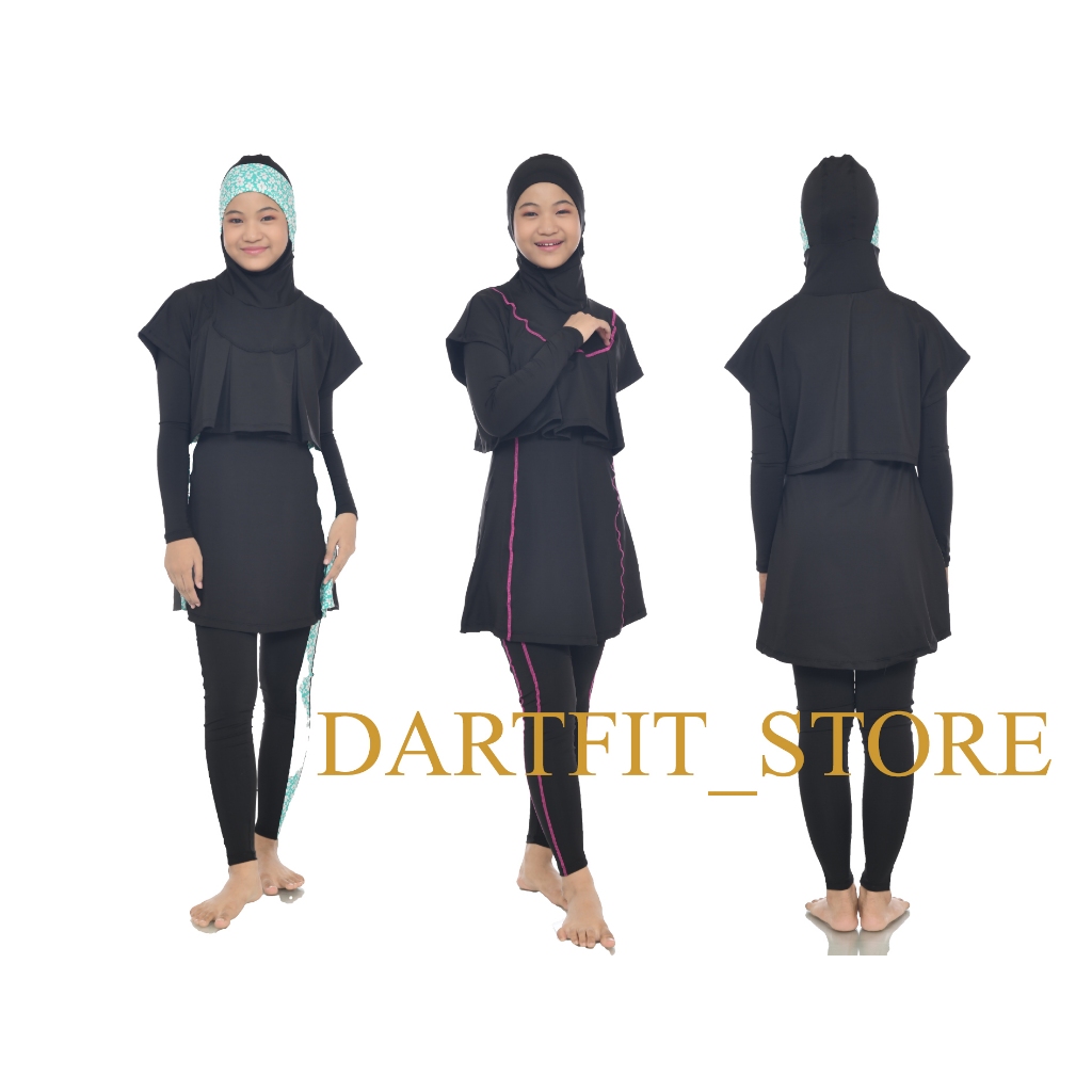 Jual Baju Renang Muslim Syar'i Anak Usia 9-15 Tahun – Setelan Baju ...