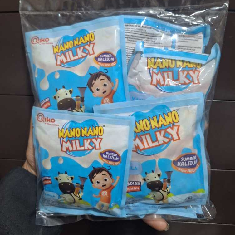 Jual PERMEN NANO NANO MILKY 60gr ISI 30 BUTIR // NANO NANO MILKY 12grX6 ...
