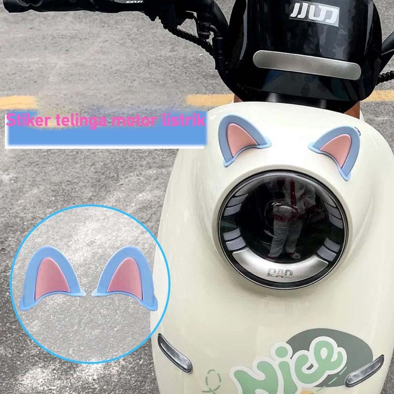 Jual Hiasan telinga kucing mobil listrik helm Aksesoris Telinga Kucing ...