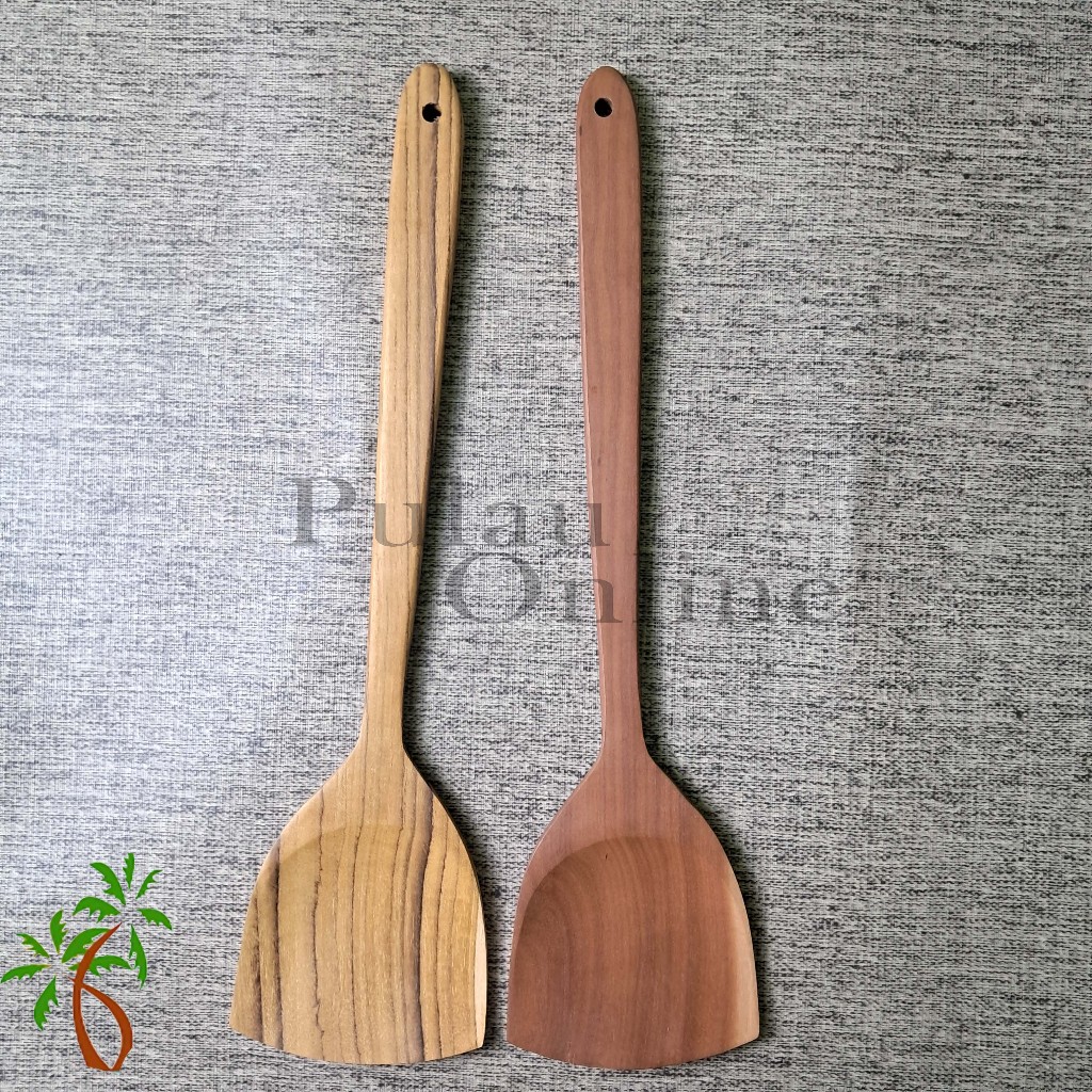 Jual Sodet Kayu Jumbo 40cm - Sutil Spatula Kayu Wood Turner | Shopee ...