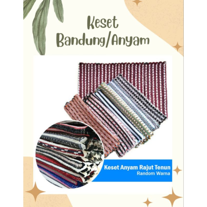 Jual Keset Anyam/Keset Murah/Keset Rajut Bandung (1 pcs) | Shopee Indonesia