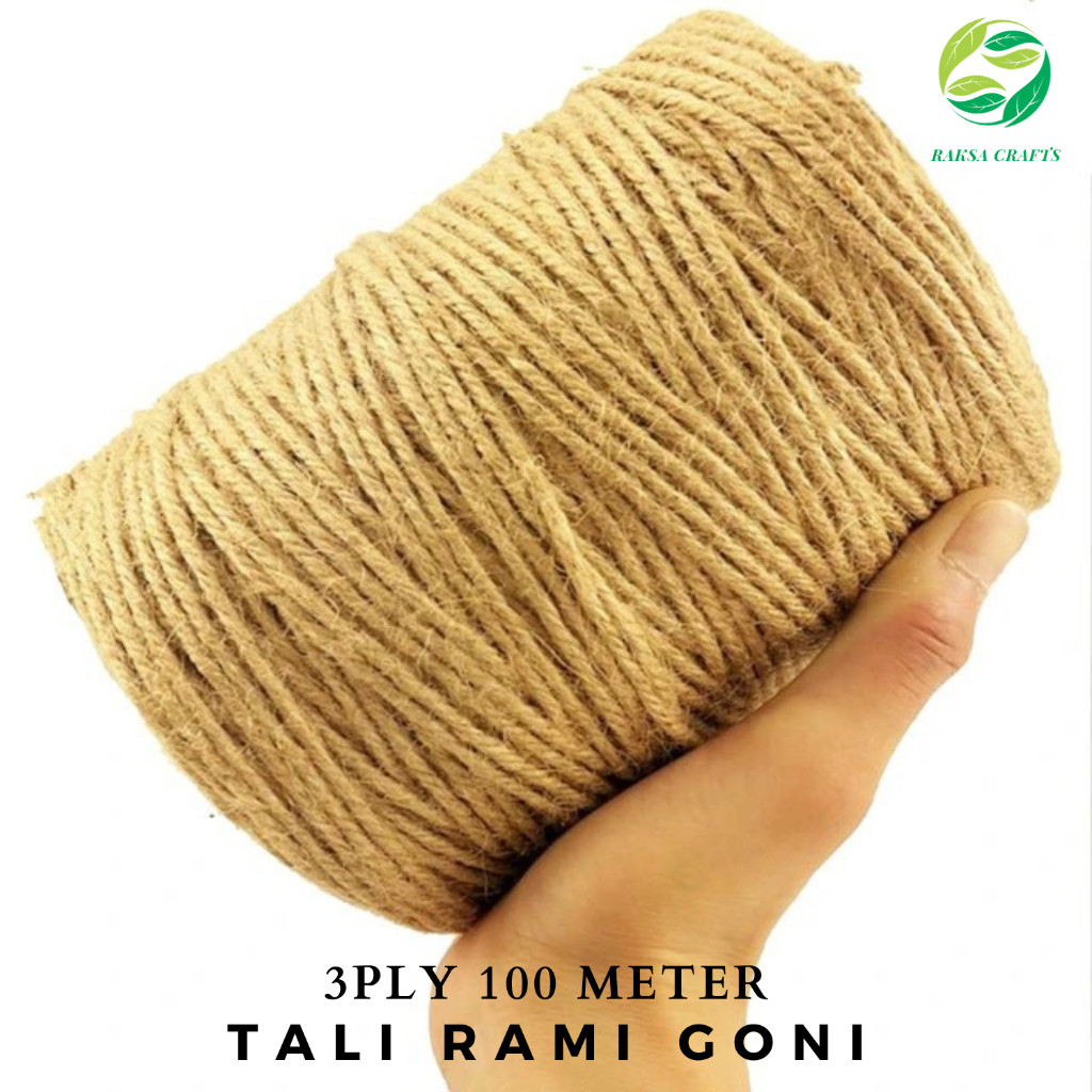 Jual Tali Goni / Tali Rami 3 PLY (100 Meter) Tali Goni Meteran | Tali ...
