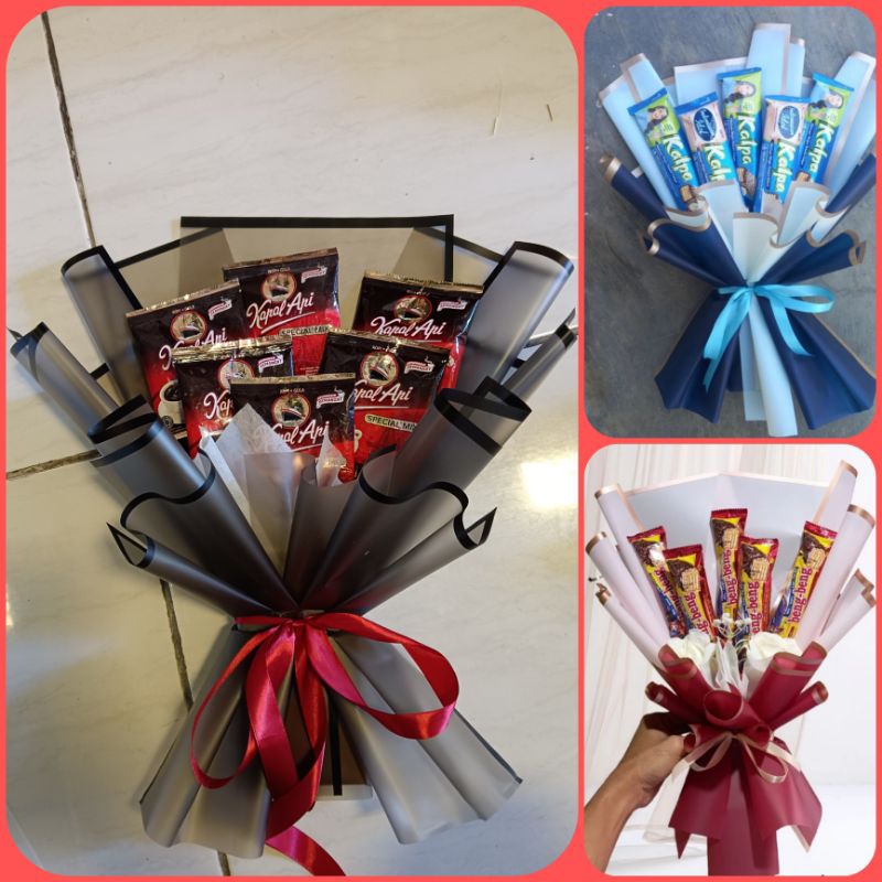 Jual BUKET SNACK DAN KOPI - BUCKET BENG BENG COKLAT KOPI HADIAH HAMPERS ...