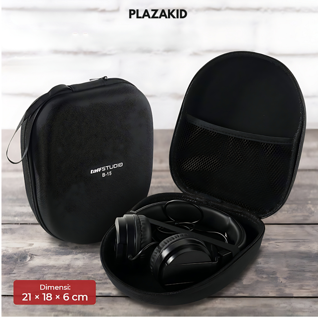Jual Universal Hard Case Eva Tempat Headphone / Tas Headphone Universal ...