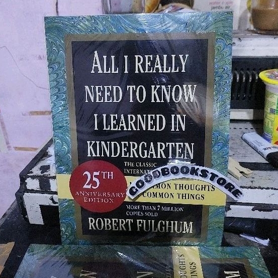 Jual Buku All I Really Need To Know Learned in Kindergarten | Shopee ...
