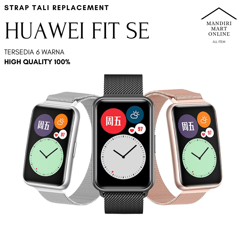 Jual Strap Huawei Watch Fit Special Edition Metal Stainless Strap ...