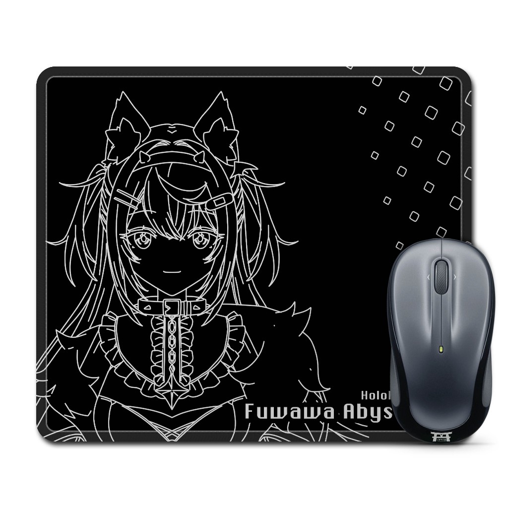 Jual Mouse pad gaming anime vtuber FUWAWA ABYSSGARD LINE Hololive EN ...