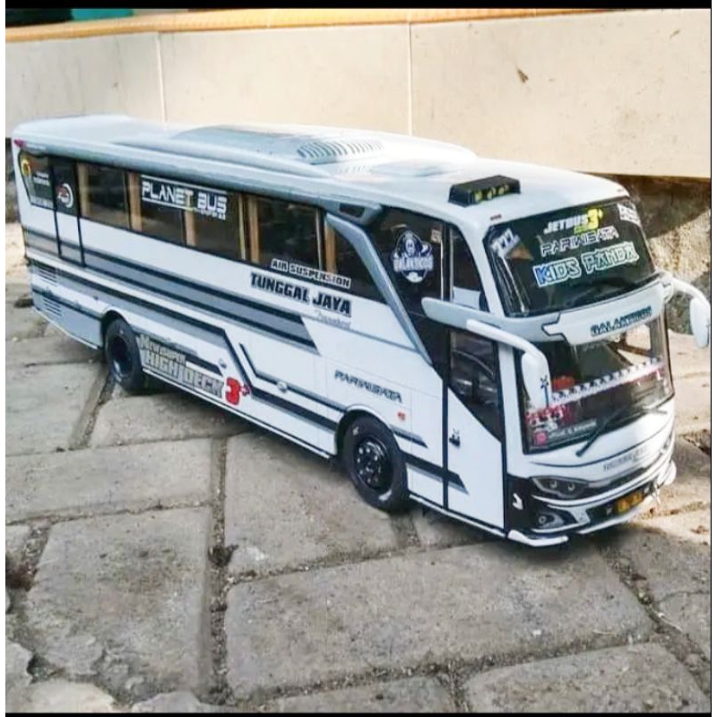 Jual mainan miniatur bus kids panda remot kontrol telolet basuri full ...