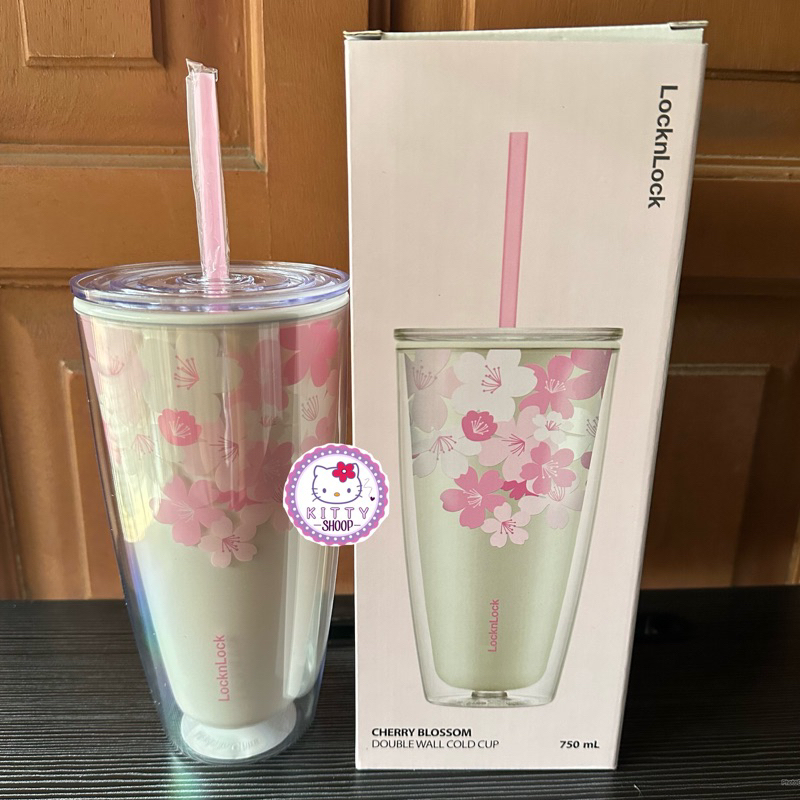 Jual LocknLock Exclusive Botol Minum Double Wall Cold Cup Cherry ...
