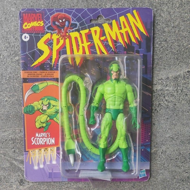 Jual Mainan Action Figure Marvel Legends Spider-Man - Scorpion | Shopee ...