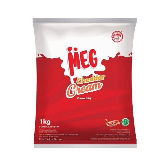 Jual MEG Cheddar Cream Cheese 1 Kg | Shopee Indonesia