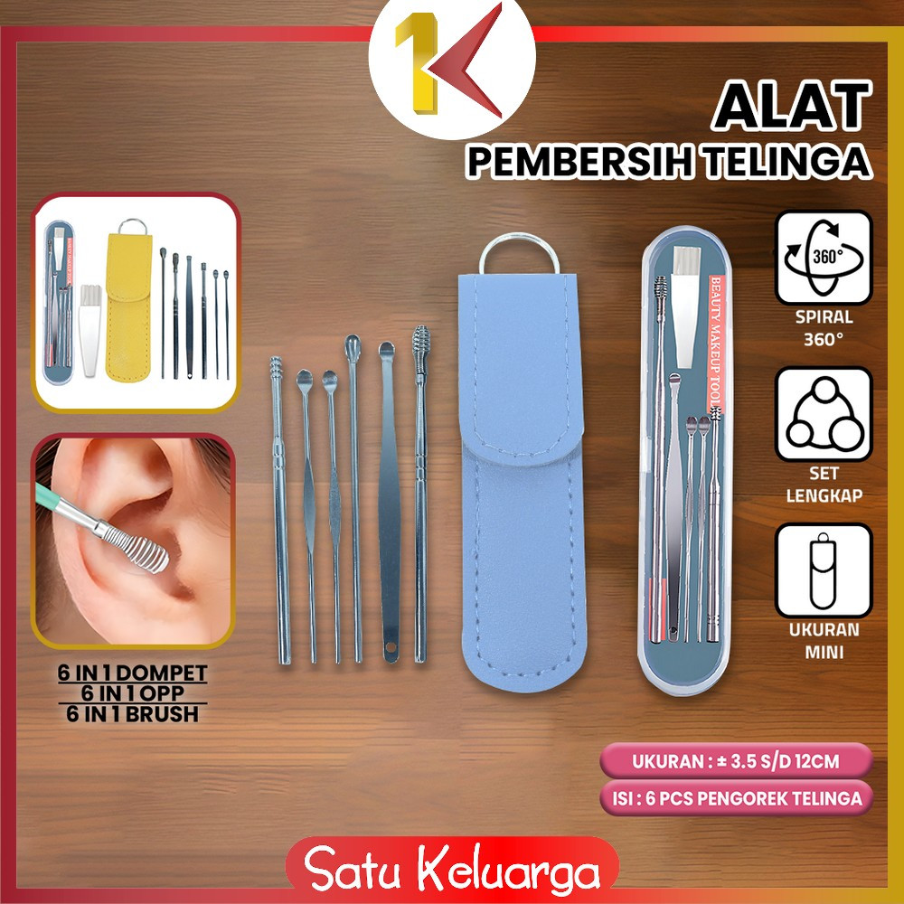 Jual SK-C571-C572 Alat Pembersih Telinga Korek Kuping Ear Wax 6 In 1 ...