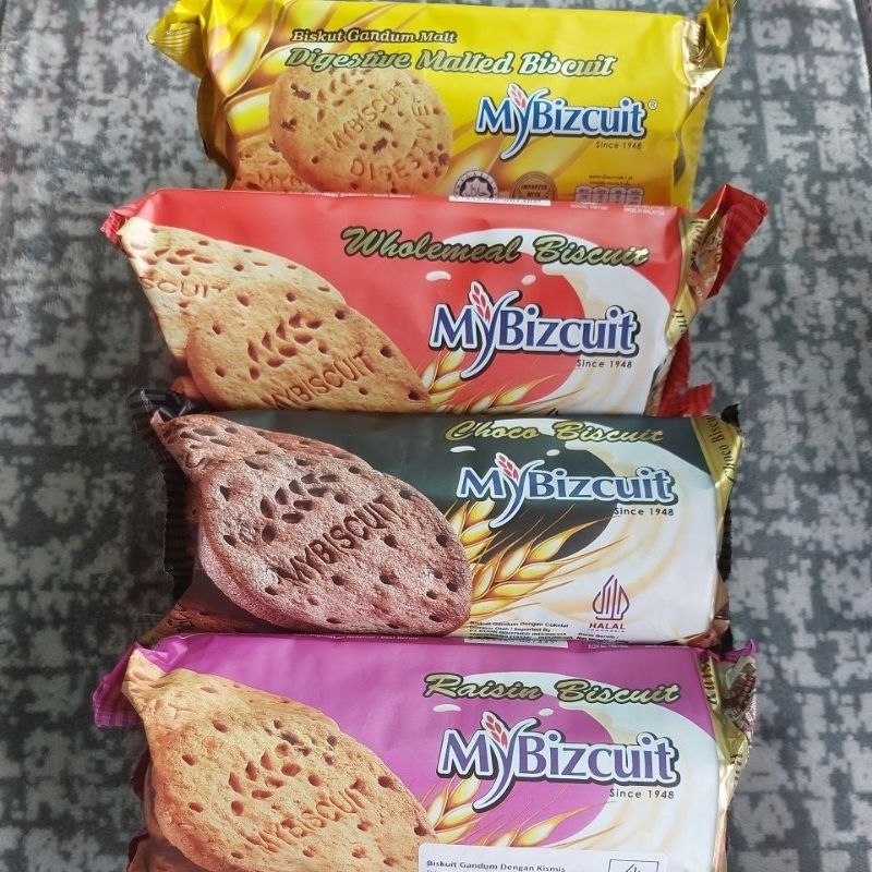 Jual MyBizcuit wholemeal biscuit / biskuit gandum / digestive malted ...