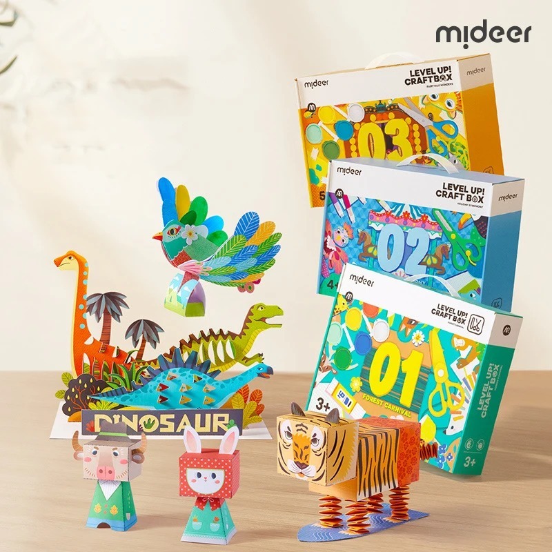Jual Mideer Level Up Craft Box Children Advanced Handmade DIY Creative ...