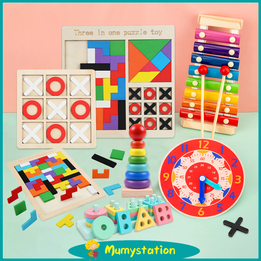 Jual Mumystation Koleksi Mainan puzzle/kayu Wooden toys Mainan puzzle ...