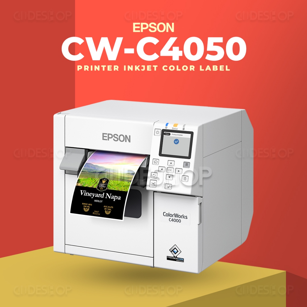 Jual Epson ColorWorks C4050 Printer Inkjet Cetak Label Warna Full Color ...