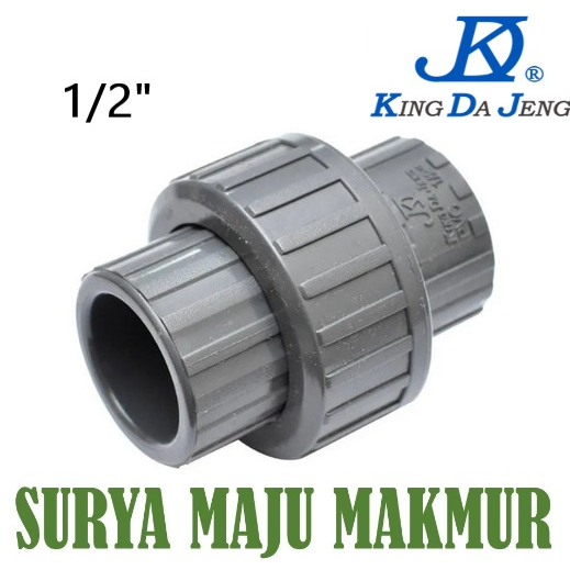 Jual Water Mur Sok Polos 1/2" KDJ pvc watermur/ watermor union socket ...