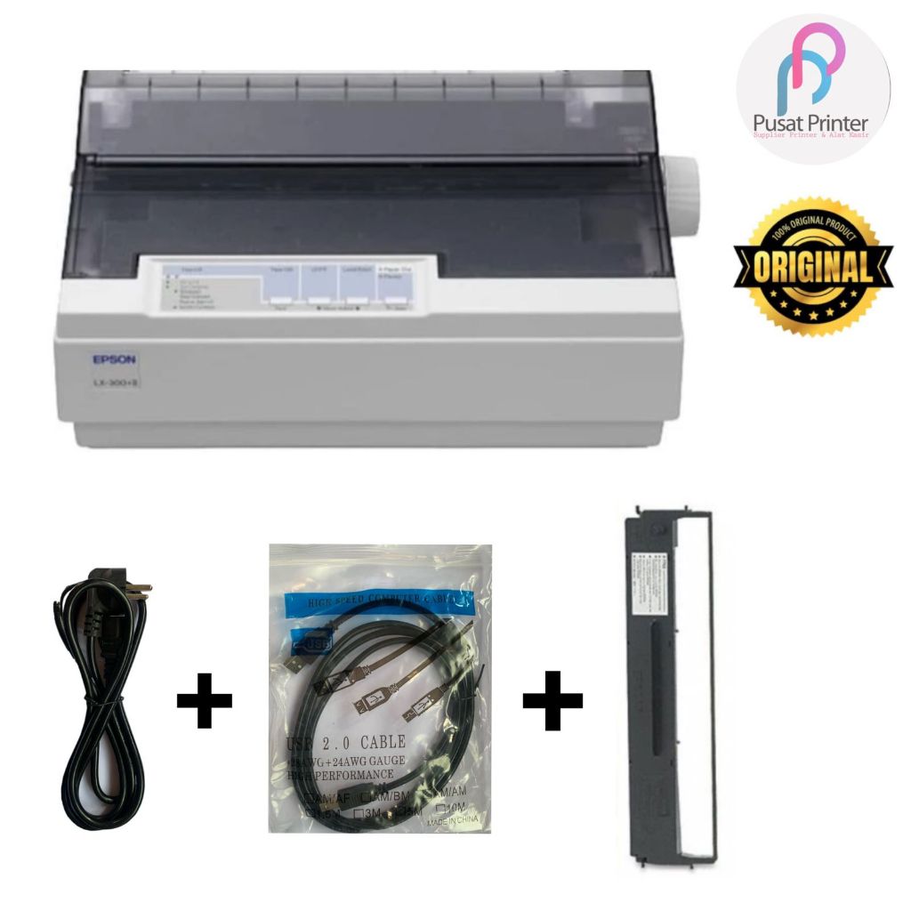 Jual Printer Dotmatrix Nota Faktur Epson LX300+II / LX-300+II / LX300 ...