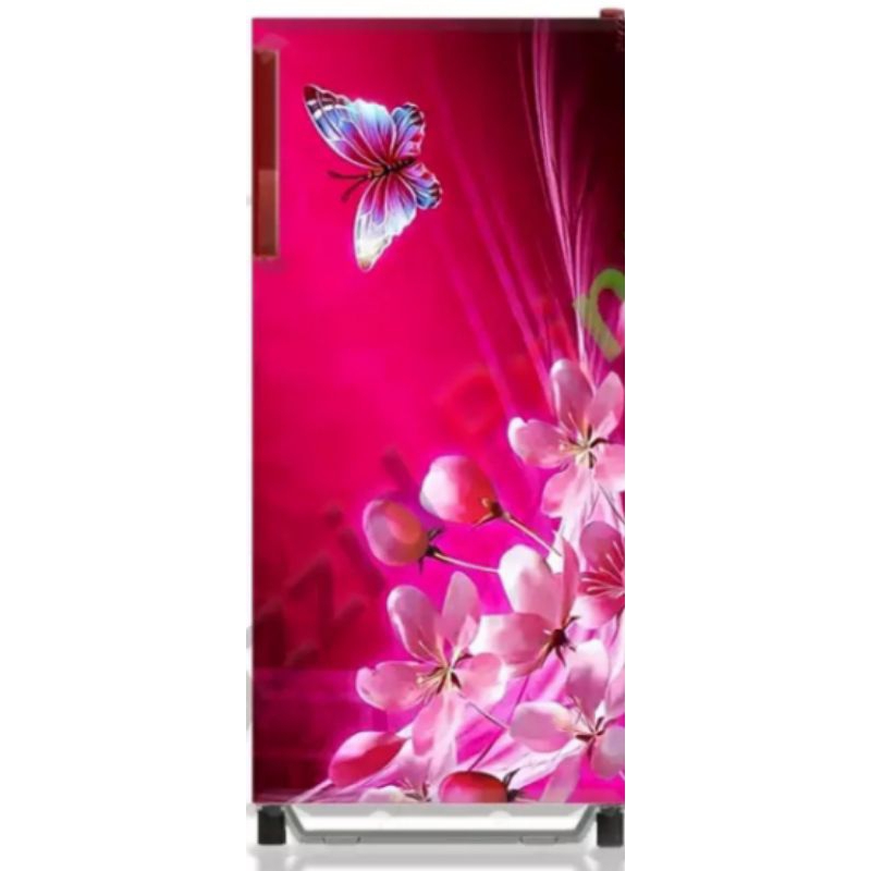 Jual STIKER KULKAS 1 PINTU BUNGA PINK | Shopee Indonesia