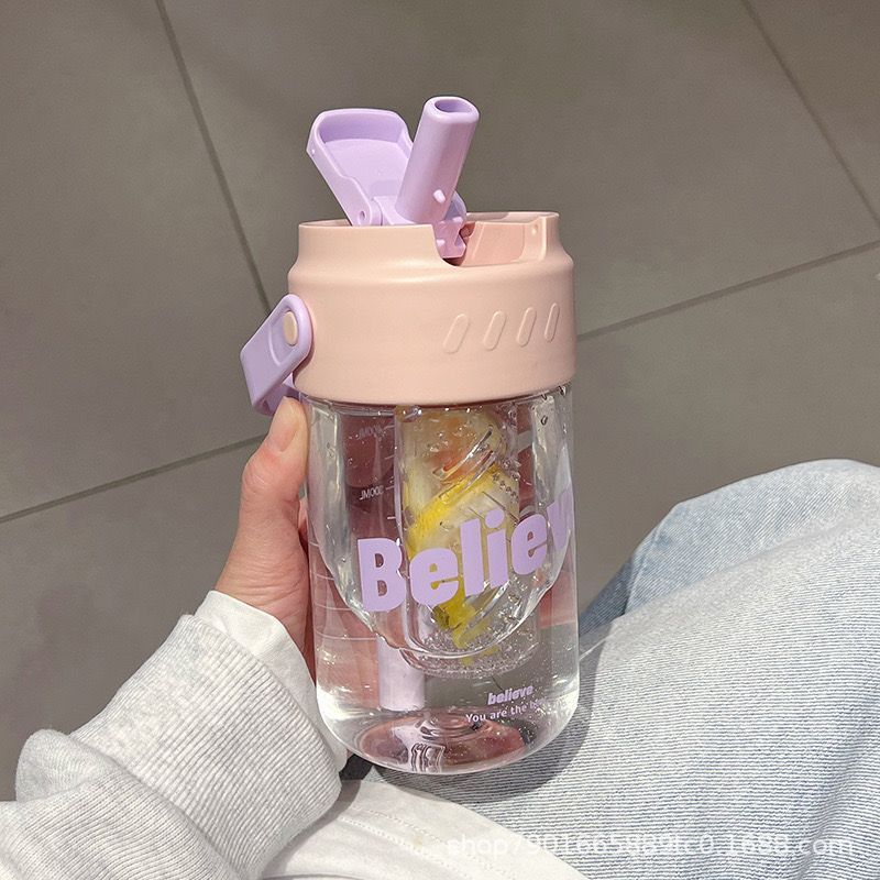 Jual BOTOL MINUM INFUSED WATER BENING BEST COLOR LUCKY ADA PEGANGAN ...