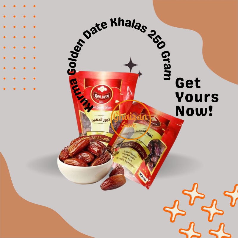 Jual Kurma Golden Dates Khalas 250 Gram Bukan Date Crown / Kurma Golden ...