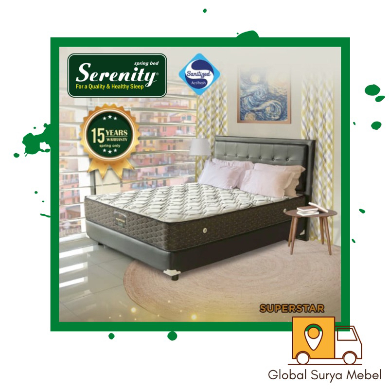 Jual Kasur Elite Serenity Spring Bed Tipe Superstar | Shopee Indonesia