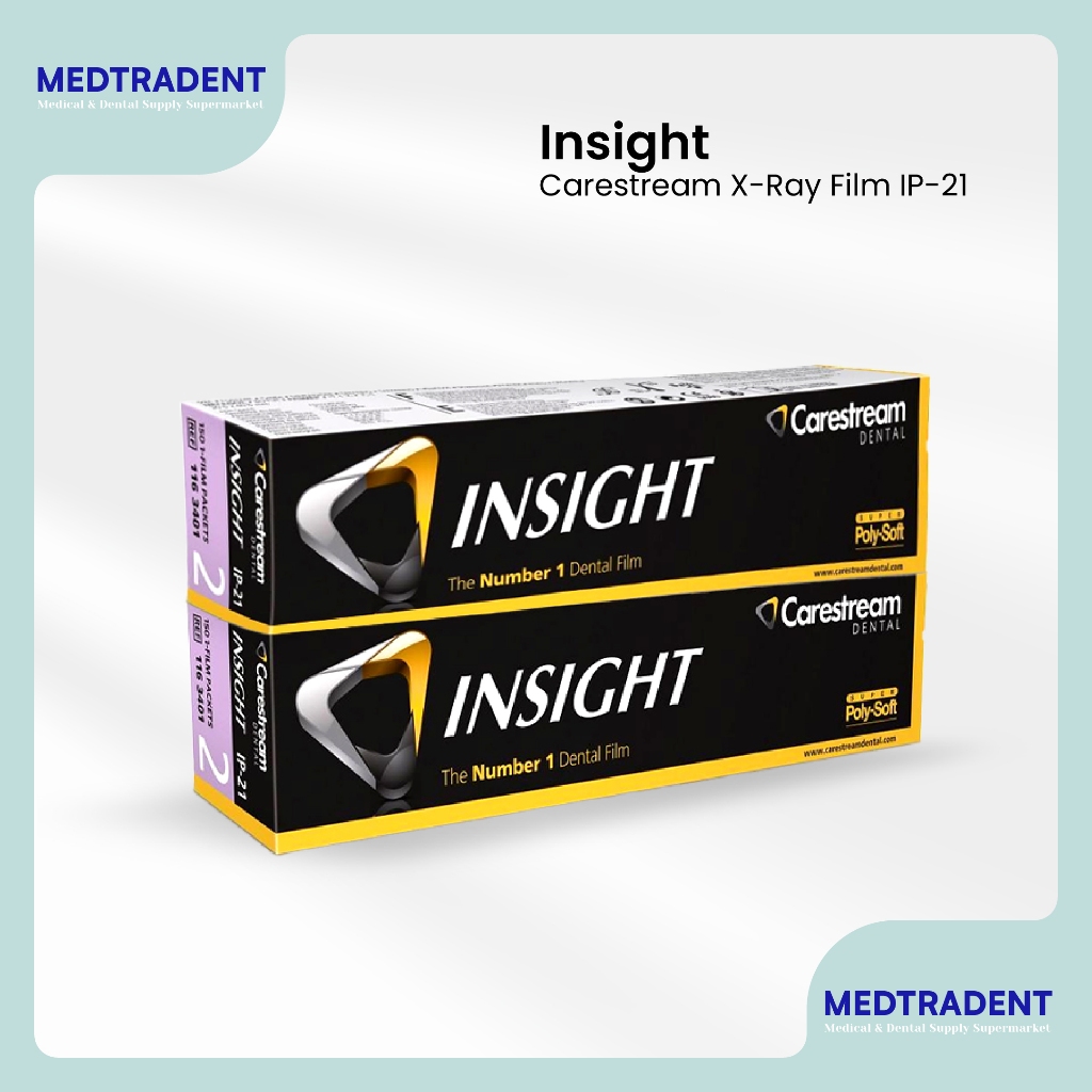 Jual Carestream (Kodak) Insight #2 IP-21 Periapical X-Ray film Jual 1 ...