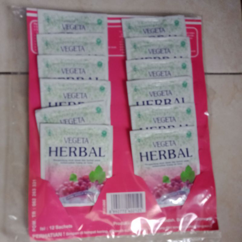 Jual Vegeta herbal 1renteng 12 sachet 5g | Shopee Indonesia