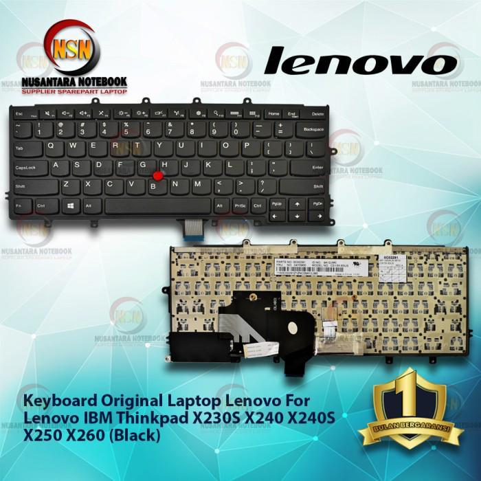 Jual Keyboard Lenovo IBM Thinkpad X230S X240 X240S X250 X260 Black ...