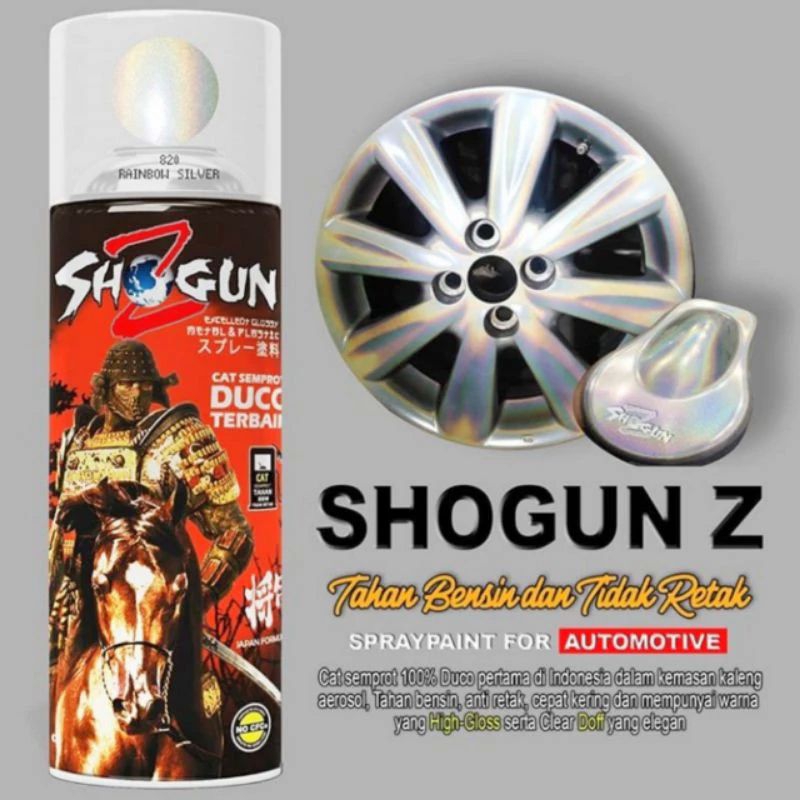 Jual CAT SEMPROT DUCO SHOGUN Z 820 RAINBOW SILVER SPRAY PAINT CAT WARNA ...