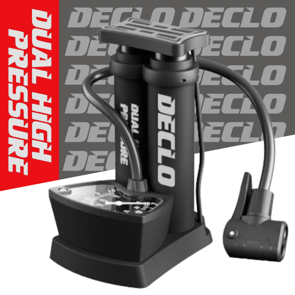 Jual Pompa Sepeda Motor Mobil DECLO X99 DUAL HIGH PRESSURE Alloy Pentil ...