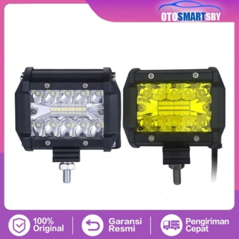 Jual LAMPU TEMBAK SOROT LED BAR CREE CWL 57W 20 MATA 3 SUSUN LAMPU LED MOBIL DAN MOTOR | Shopee ...
