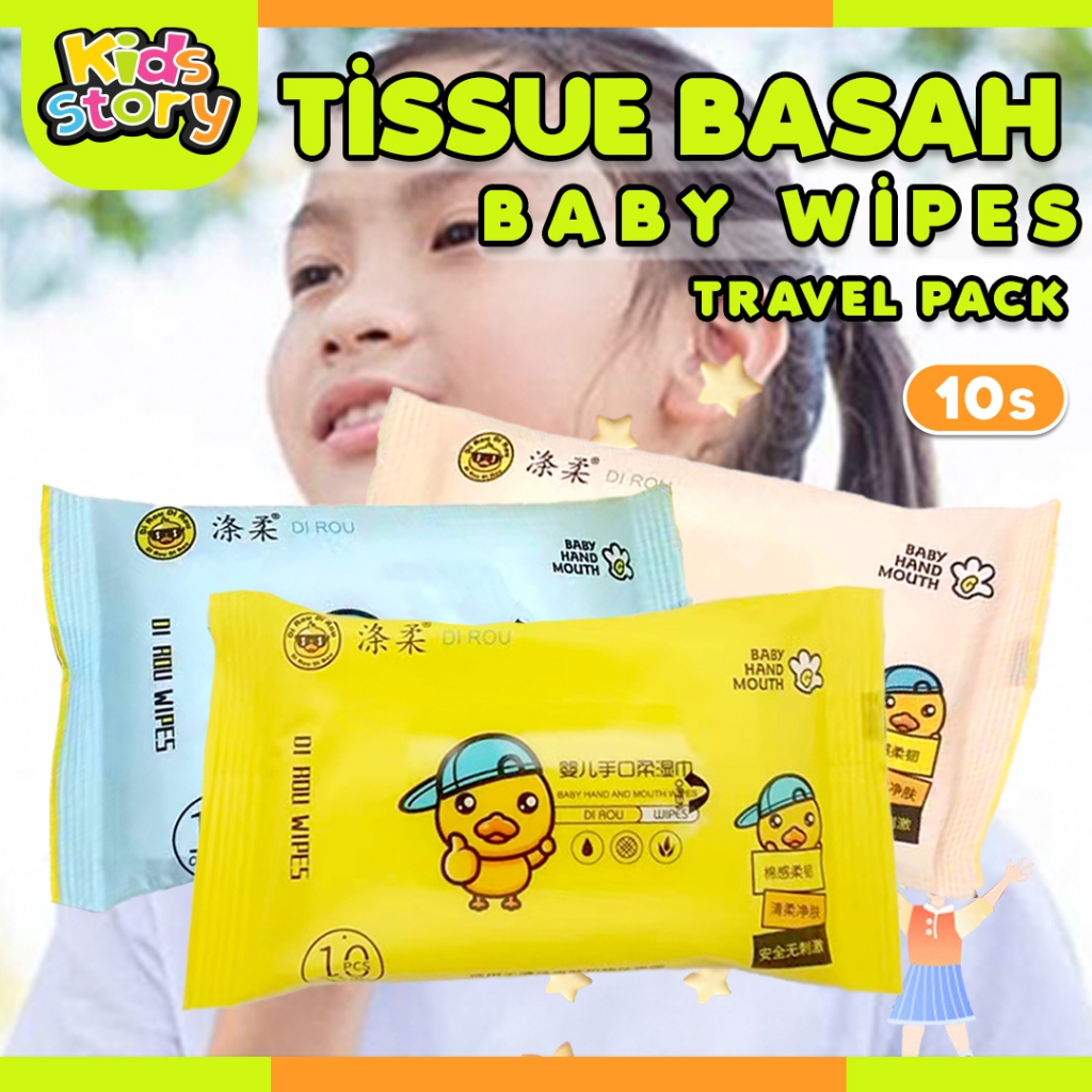 Jual Tissue Basah Bayi Mini Travel Pack Newborn Ganti Popok Diapers ...