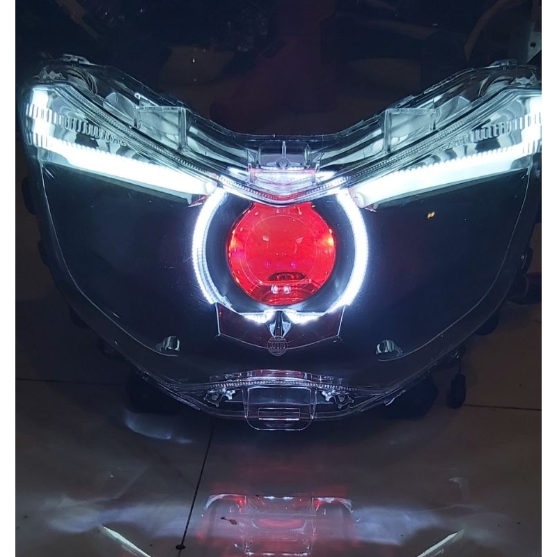 Jual PROJIE BILED AES Turbo MOTOR NMAX OLD PAKET Headlamp Reflektor ...