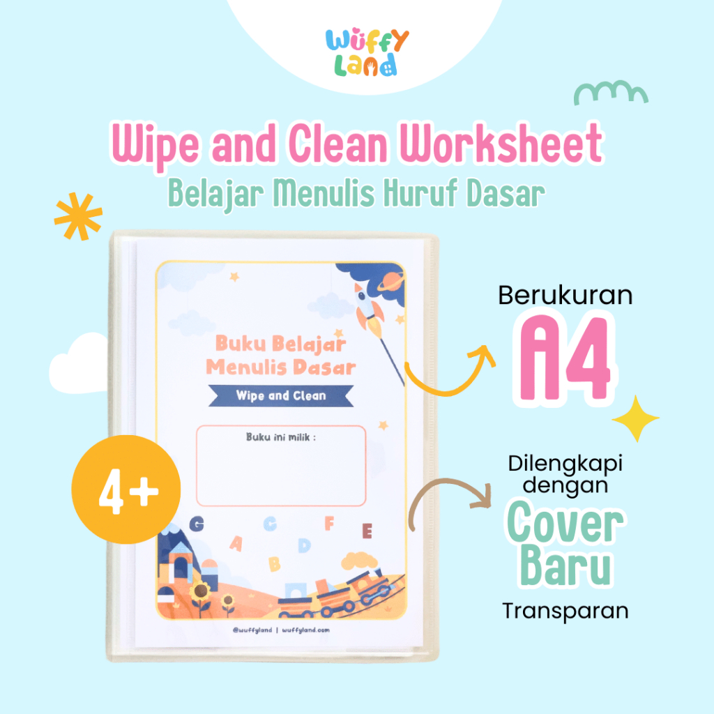 Jual Wipe and Clean Worksheet Vol 02 (Aktivitas menulis) Free Spidol ...