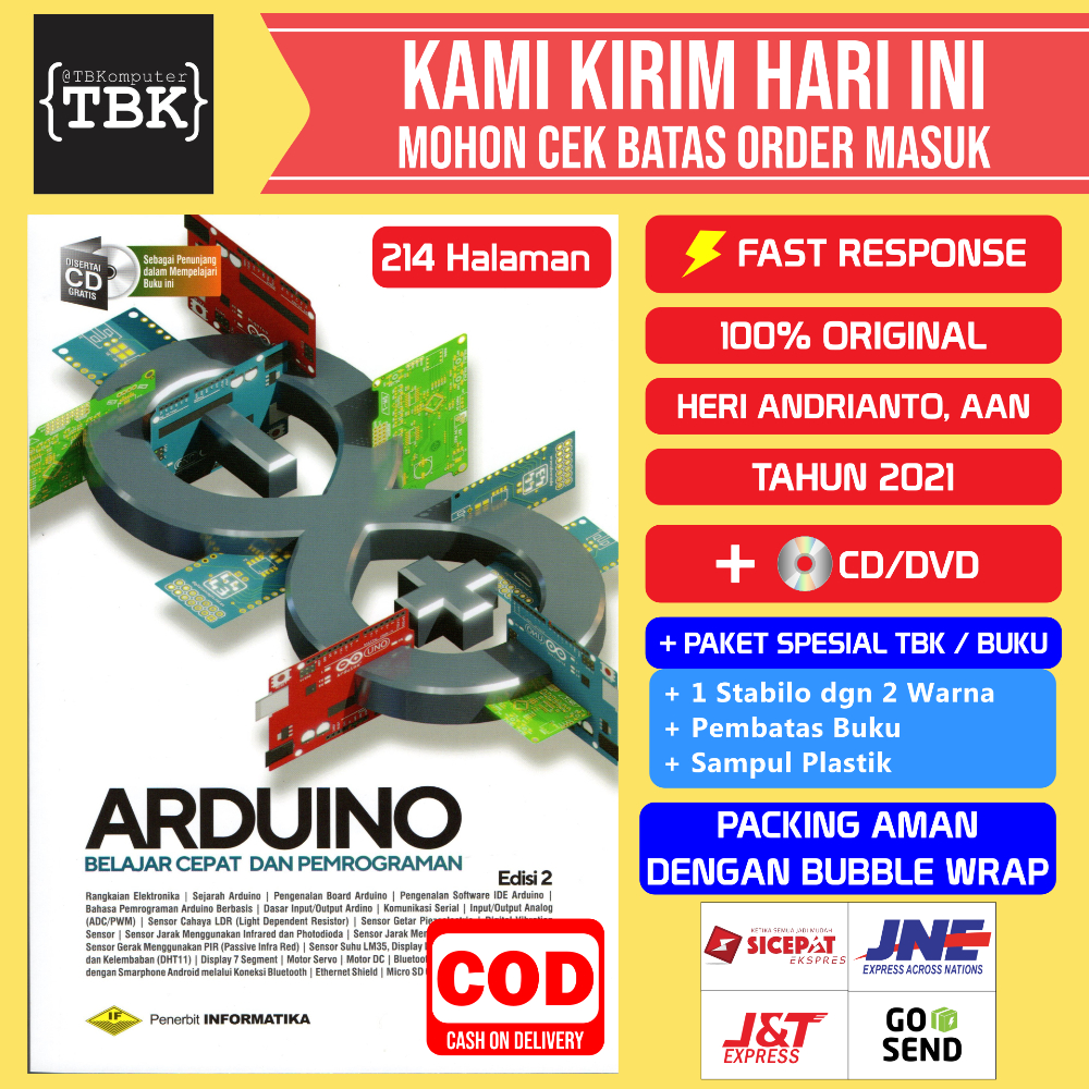 Jual BUKU ARDUINO BELAJAR CEPAT DAN PEMROGRAMAN REVISI 2 HERI ANDRIANTO ...