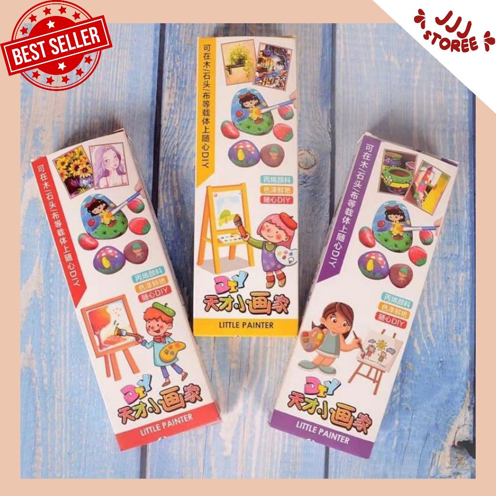 Jual Kertas Mewarnai / Mainan Mewarnai Set 3 Lembar + Cat Air + Kuas ...