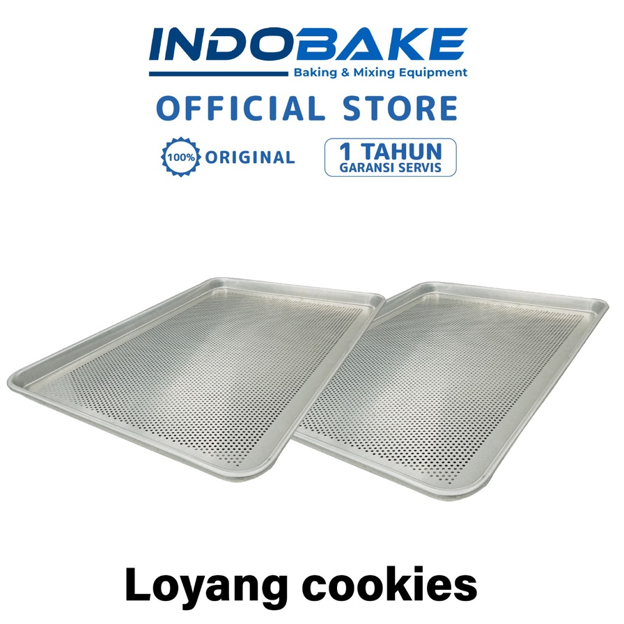 Jual Indobake Loyang Aluminium Berpori - Loyang Cookies Kue Kering ...