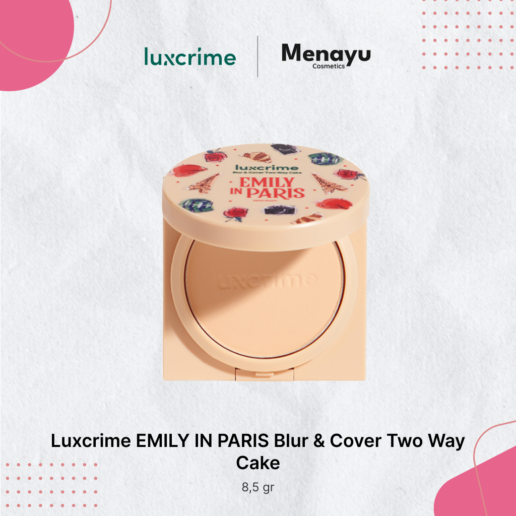 Jual Menayu - Luxcrime EMILY IN PARIS Blur & Cover Two Way Cake | Shopee Indonesia