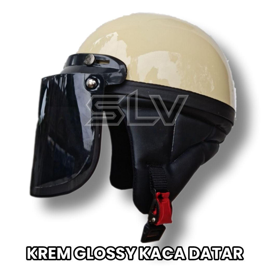 Jual Helm Chips Bogo Retro Klasik Dewasa Glossy Doff/Helm Classic ...