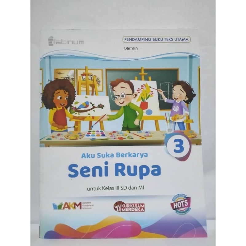 Jual Buku seni rupa SD 3 KSP (kurikulum merdeka) tiga serangkai | Shopee Indonesia