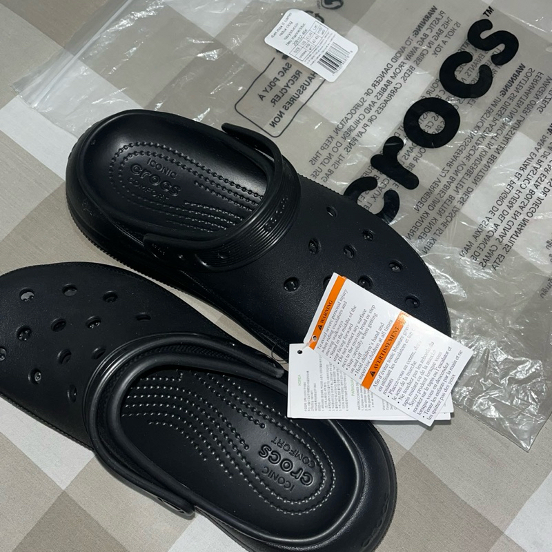Jual crocs crush clog w9 black 100% ORIGINAL NEW!!! ( BACA DESKRIPSI ...