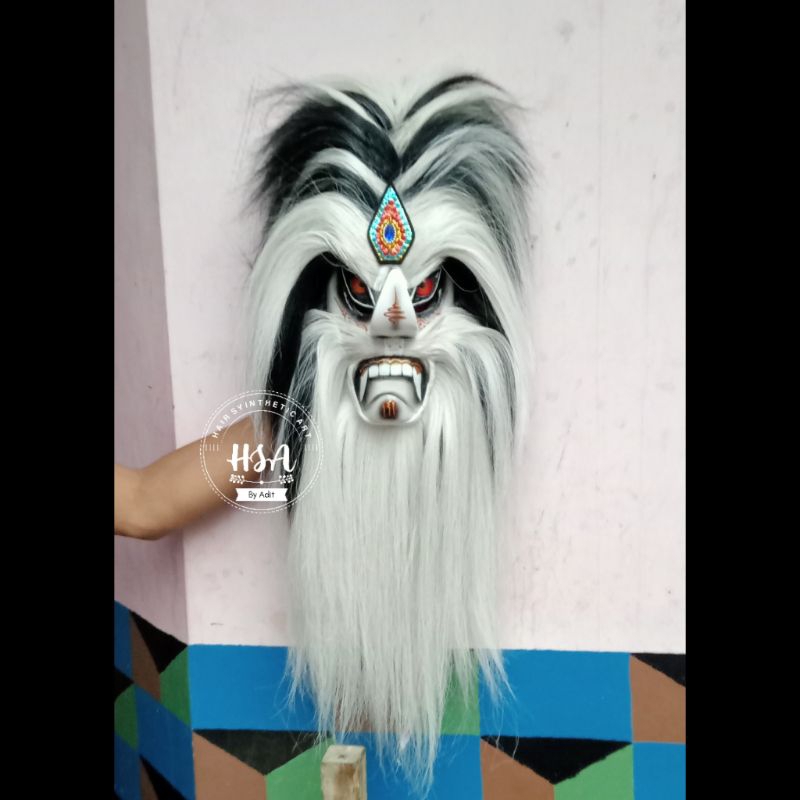 Jual topeng ganongan/bujang ganong mata kaca mata kucing | Shopee Indonesia