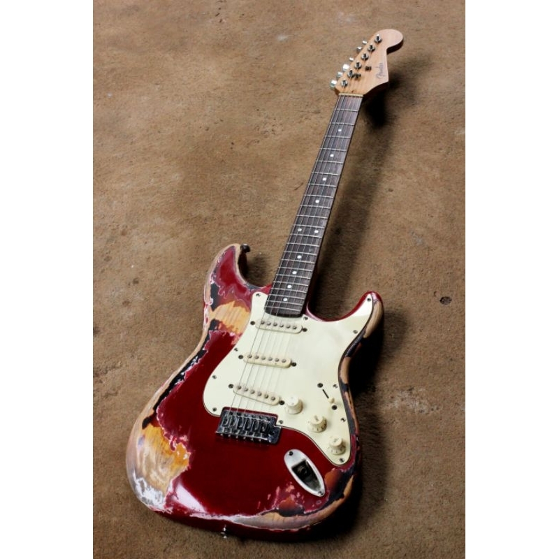 Jual Gitar Listrik Fender Stratocaster Custom Relic Vintage | Shopee ...