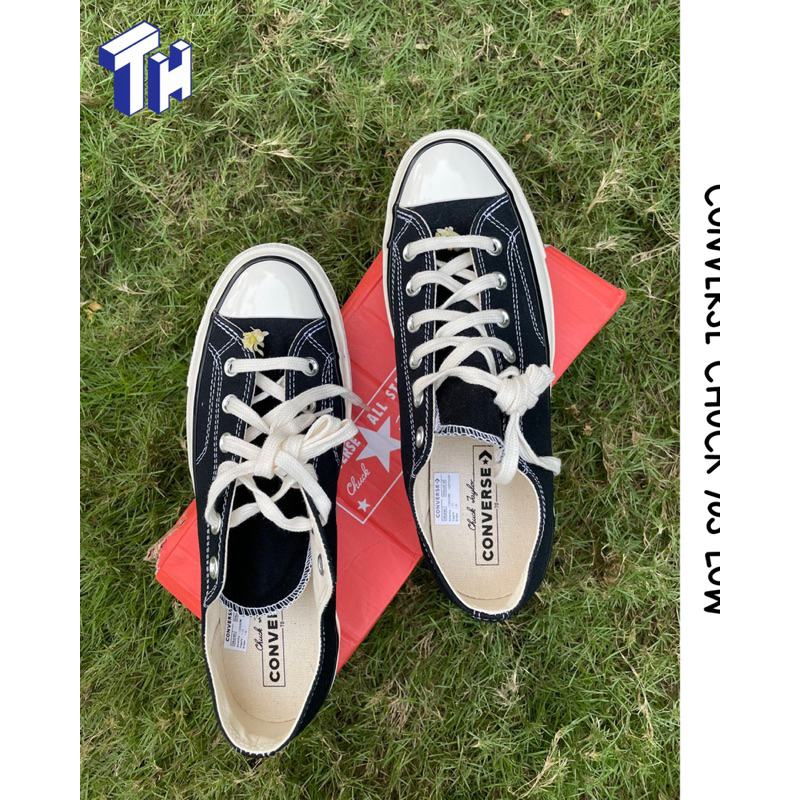 Jual Converse Chuck 70s OX Black Egret Original PT.MAP (Baru/BNWB ...